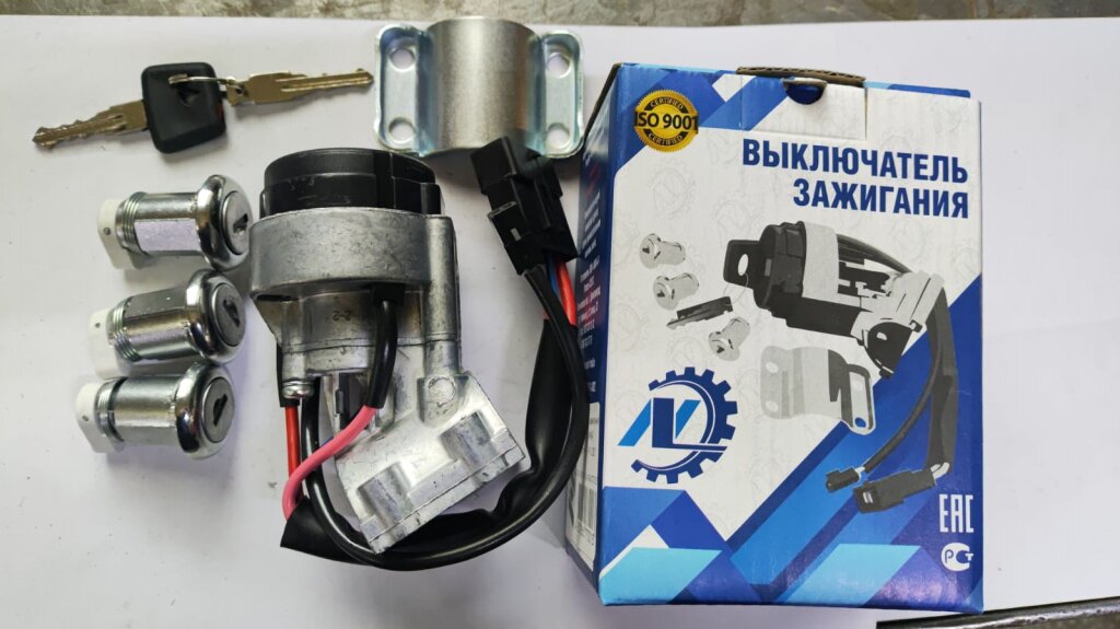 Замок зажигания для а/м ВАЗ 2170 (с личинками) "НИКА-л" иммобилайзер активирован