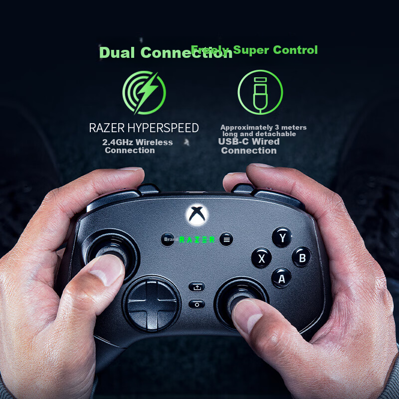 Razer Phantom Wolf V3 Professional Edition Gaming Controller Hall Linear Trigger Joystick Bluetooth Wireless Three-Mode Connection Multi-Platform Compatible XBOX PC Compatible — фото 1