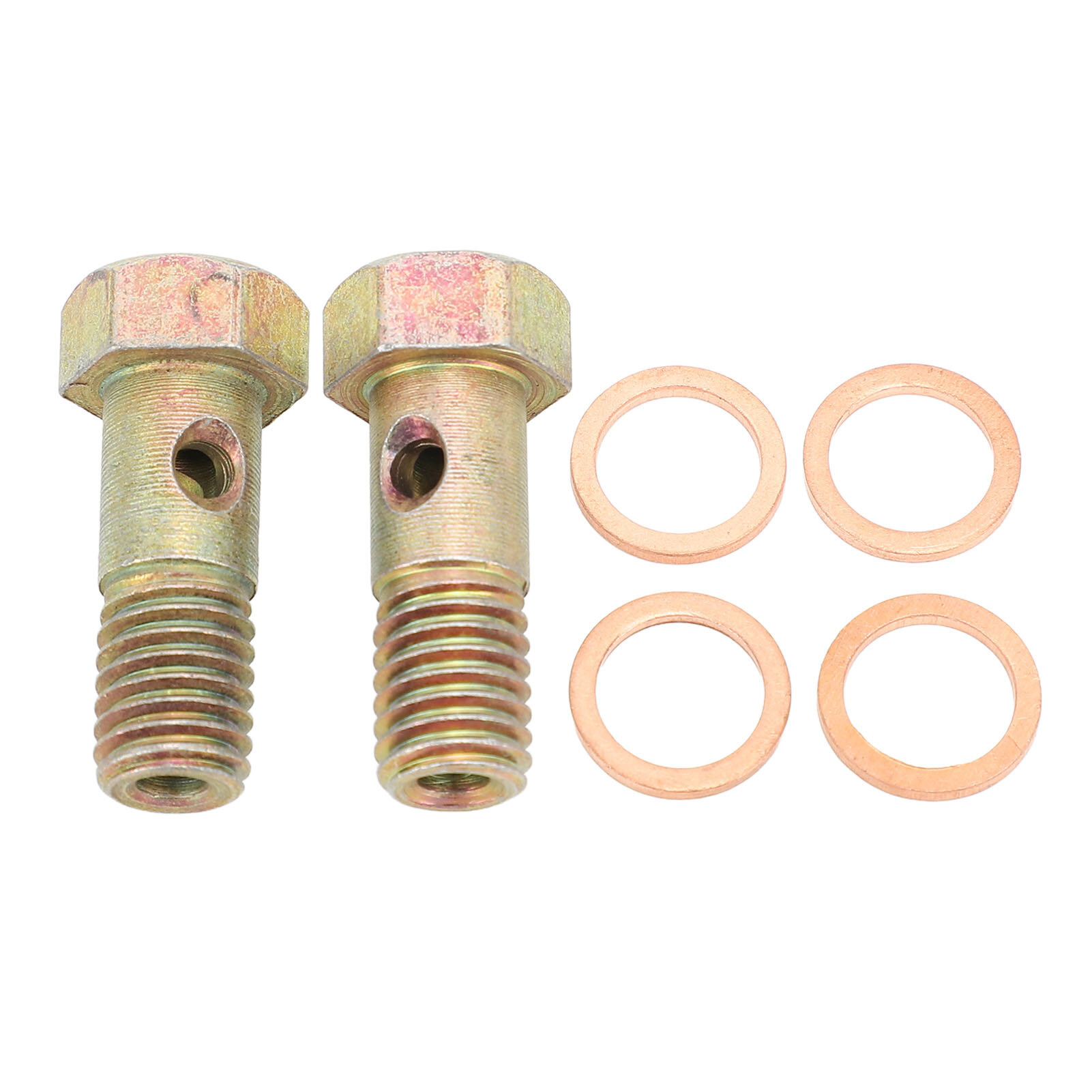 Пара Банджо-болтов для Тормозного Шланга Суппорта M10x1.5 Из Нержавеющей Стали с Прижимными Шайбами