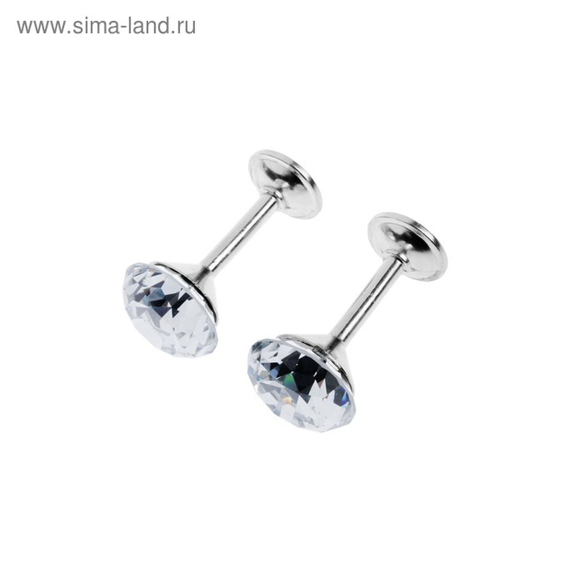 Держатель для штор "тундра" KD001, однорожковый, цвет хром 4320364