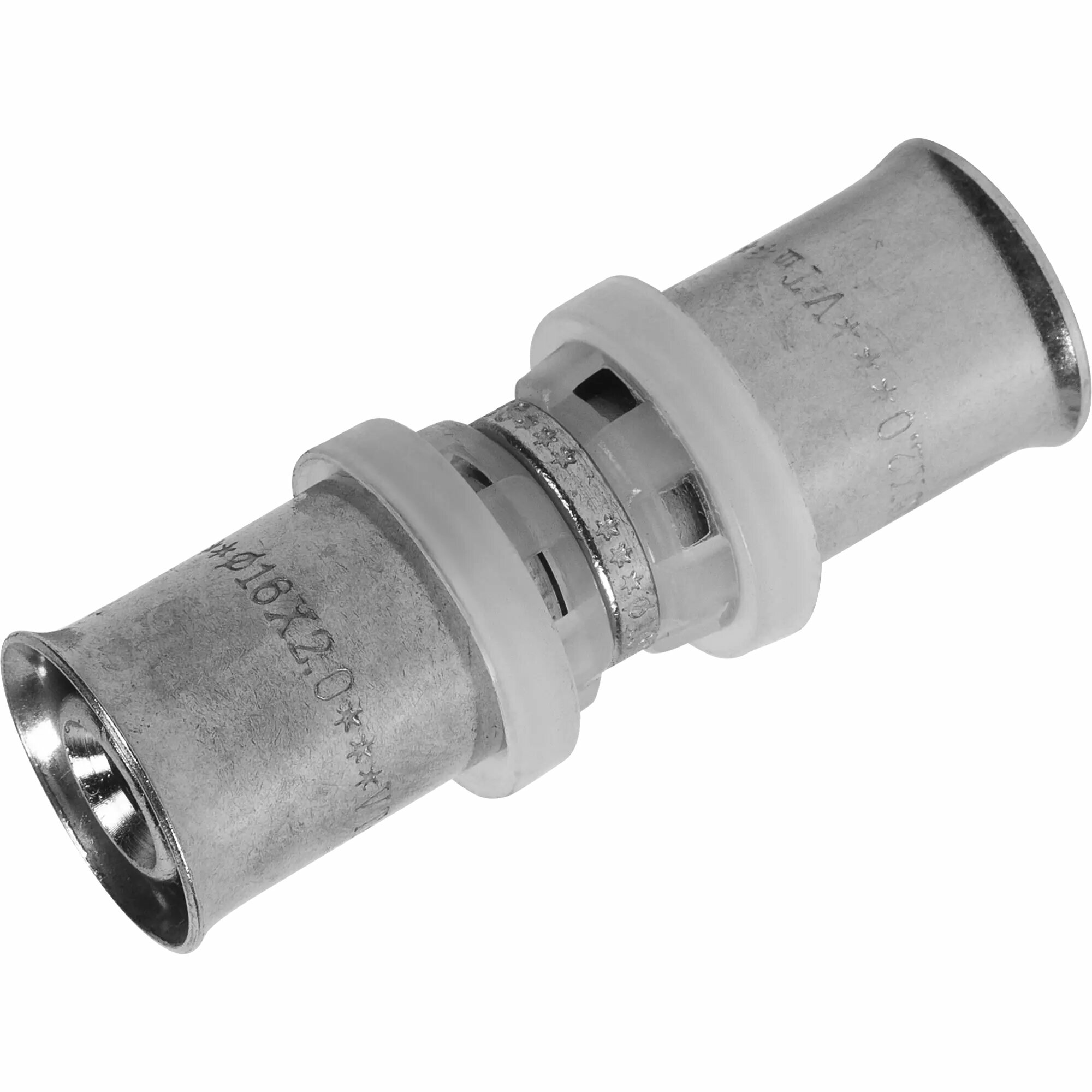 Муфта латунная Valtec 16x16 мм VTM.203. N.001616 для отопления и водоснабжения труб