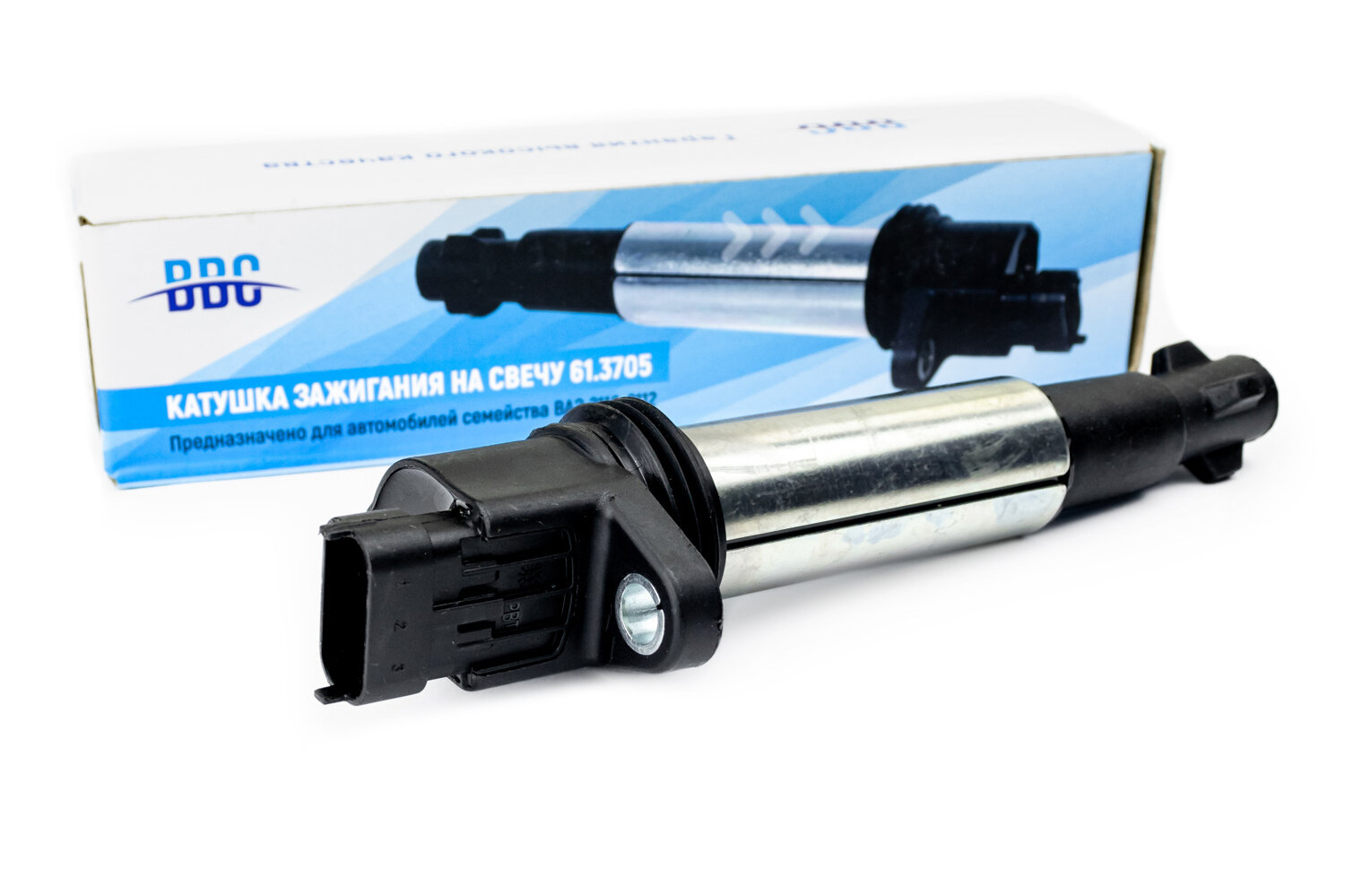 Катушка зажигания BBC для 16-клапанных ВАЗ 2110-2112, 2113-2115, Лада Приора, Калина, Гранта, Веста, Икс Рей, Ларгус