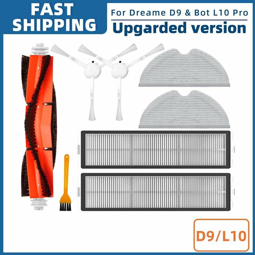 Комплект фильтров и щеток для робот-пылесоса Dreame D9, Trouver LDS Finder, Dreame Bot L10 Pro етка Фильтр Салфетки для швабр