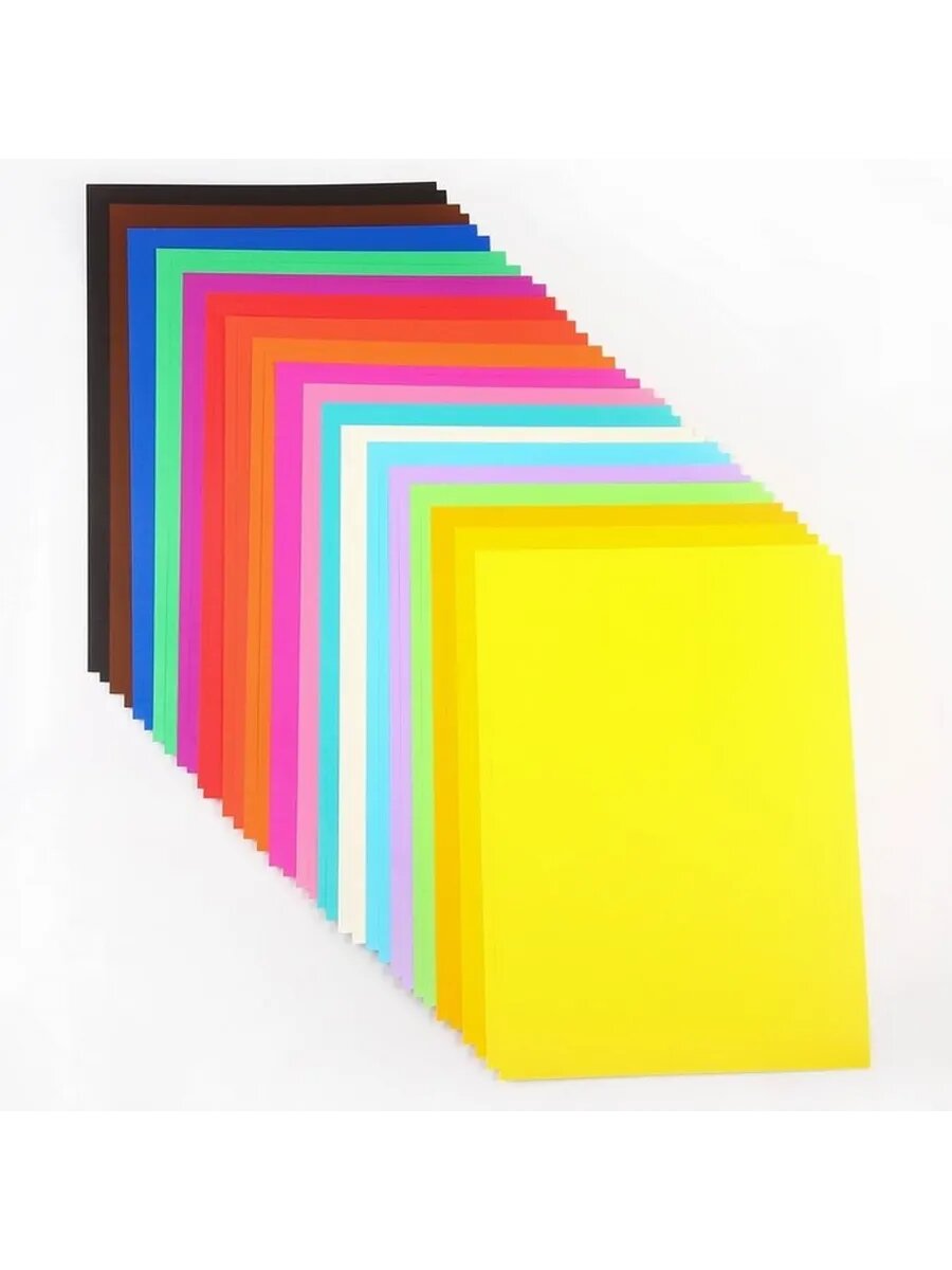 Цветной картон А3 для творчества и декора