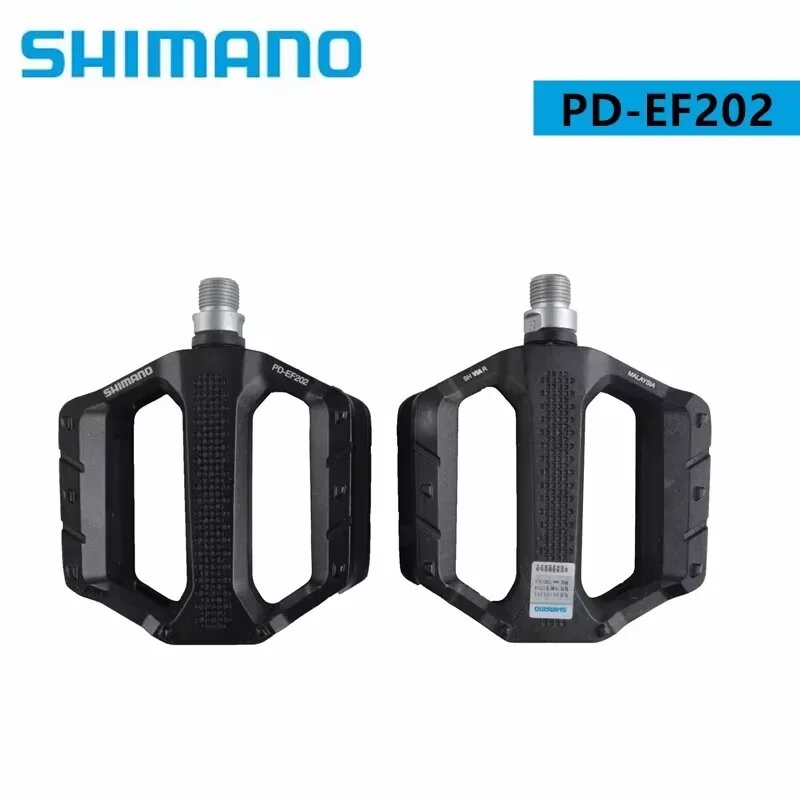 Шимано PD-EF202/PD-EF102 черные плоские педали Черный, PD-EF202 black