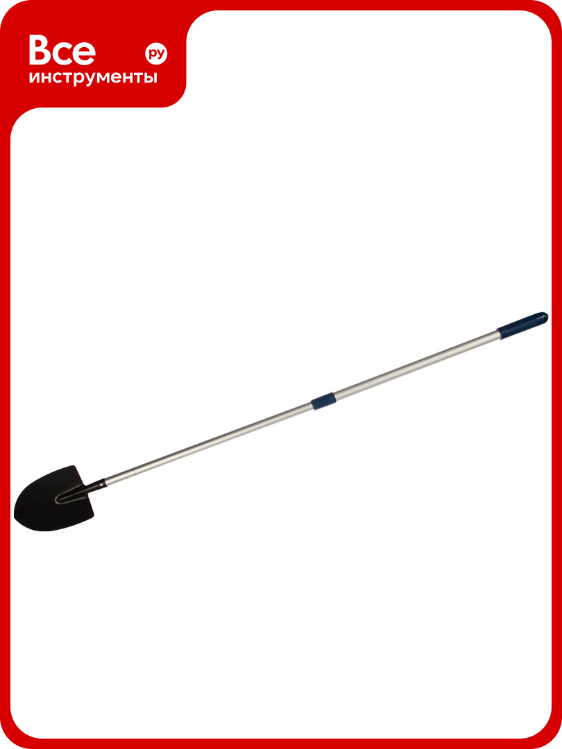 Штыковая телескопическая лопата GREEN APPLE Б0003075, работ с грунтом