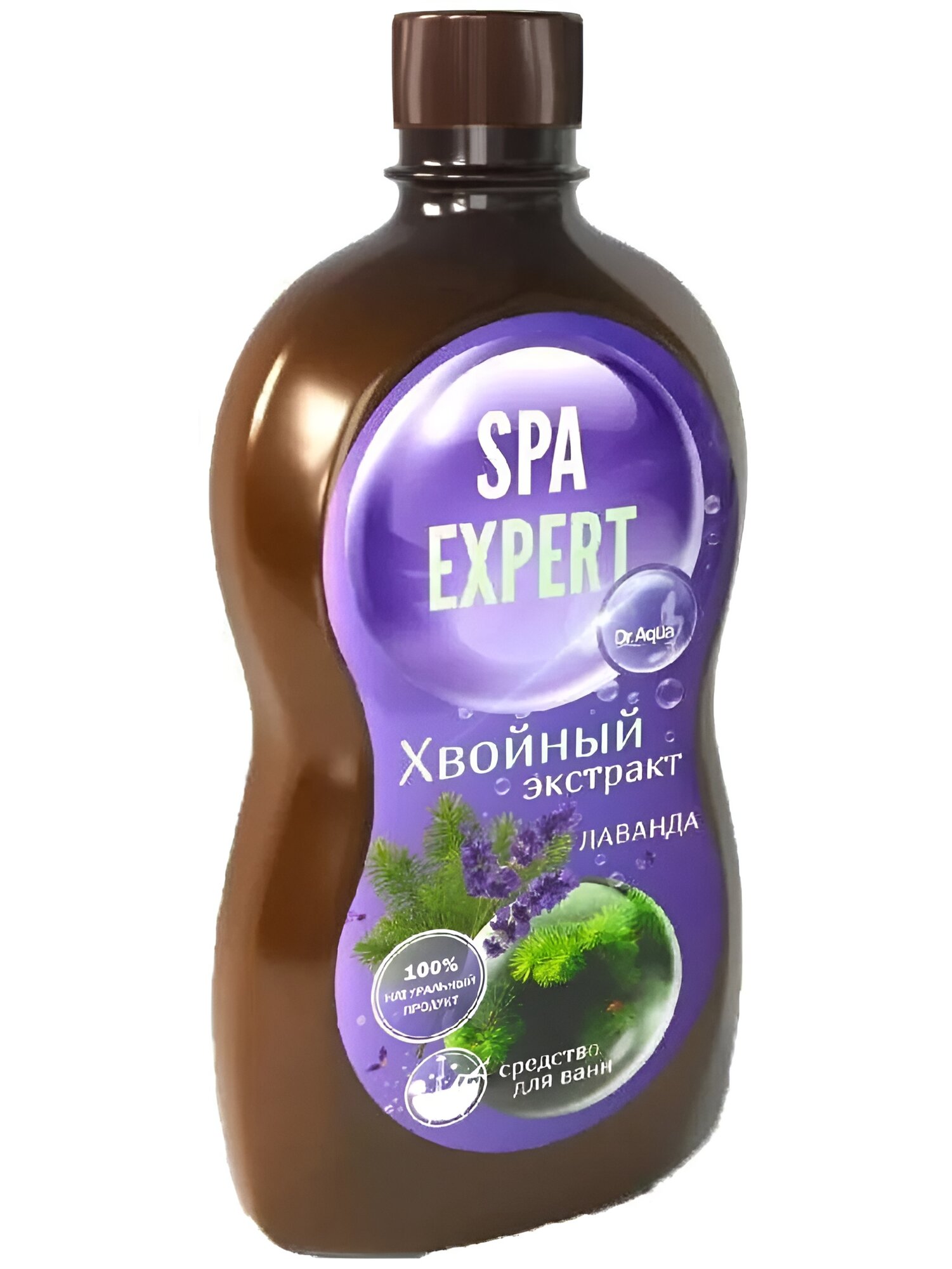 Хвойный Экстракт Dr. Aqua, с маслом лаванды, для ванн, 600 мл
