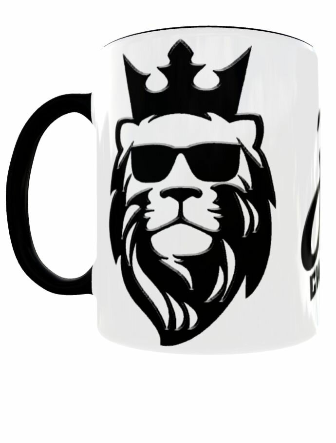 Зенит ФК Футбольный клуб Кружка, Идеальный, Очень крутой черный бокал со львом, С легендарной надписью, 1925 год рождения Зенитушки 330 мл