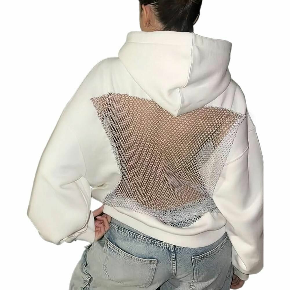 Худи с открытой спиной