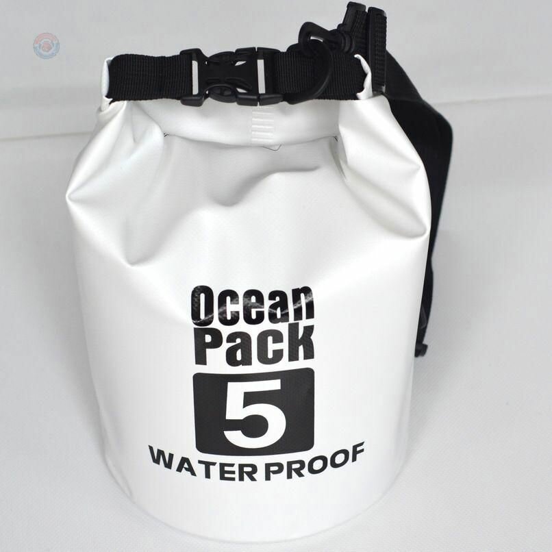 Гермомешок Ocean Pack 5л водонепроницаемый для активного отдыха защита от воды и пыли удобная переноска документов и ценных вещей