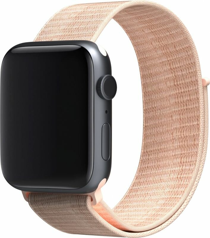 Ремешок Apple Watch "moonfish", нейлон, для серии 42-49мм, розовое золото, легкий, прочный
