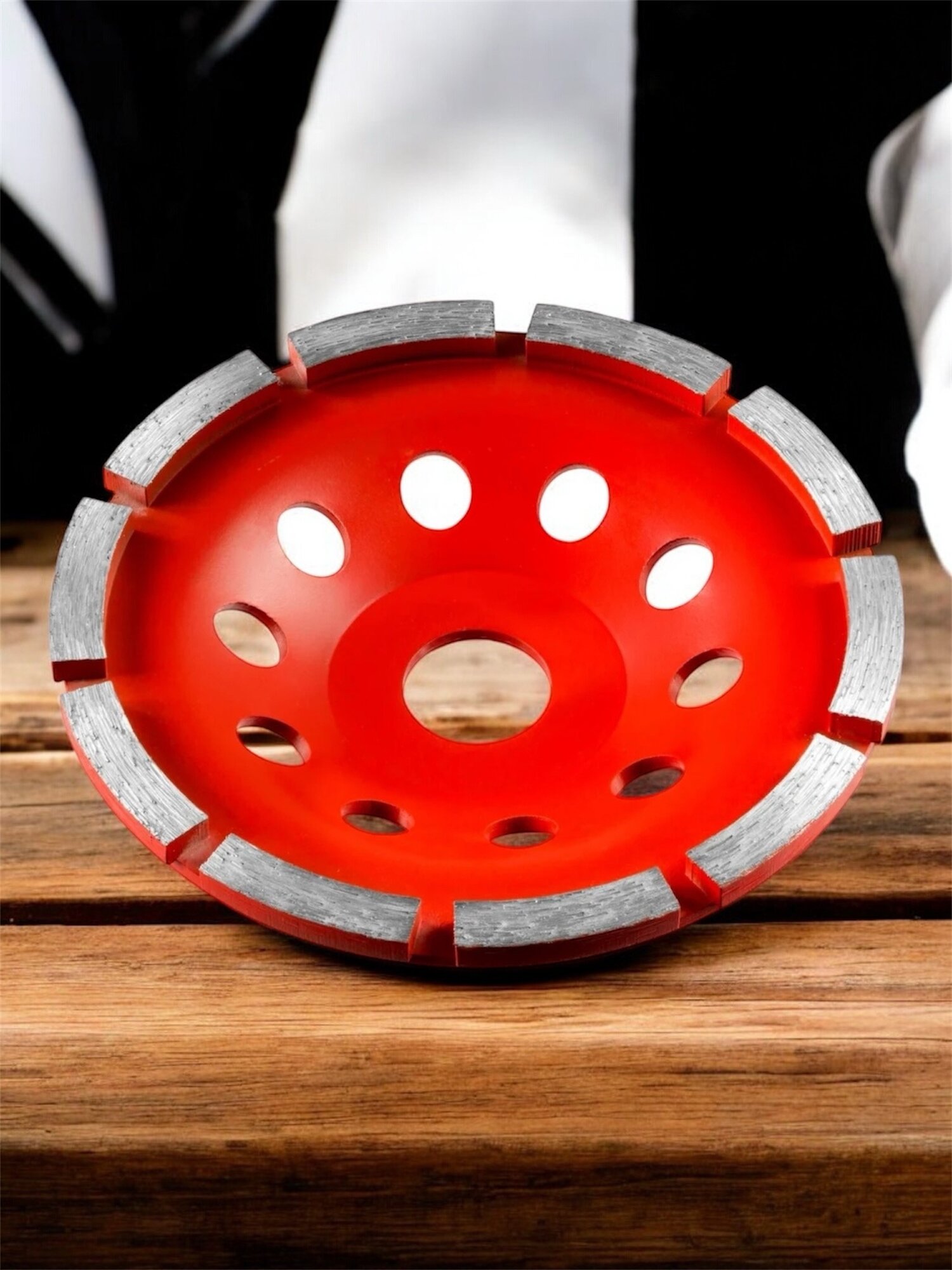 Чашка алмазная ЗУБР Мастер 33377-125, однорядная, 125мм, для бетона и камня, сталь