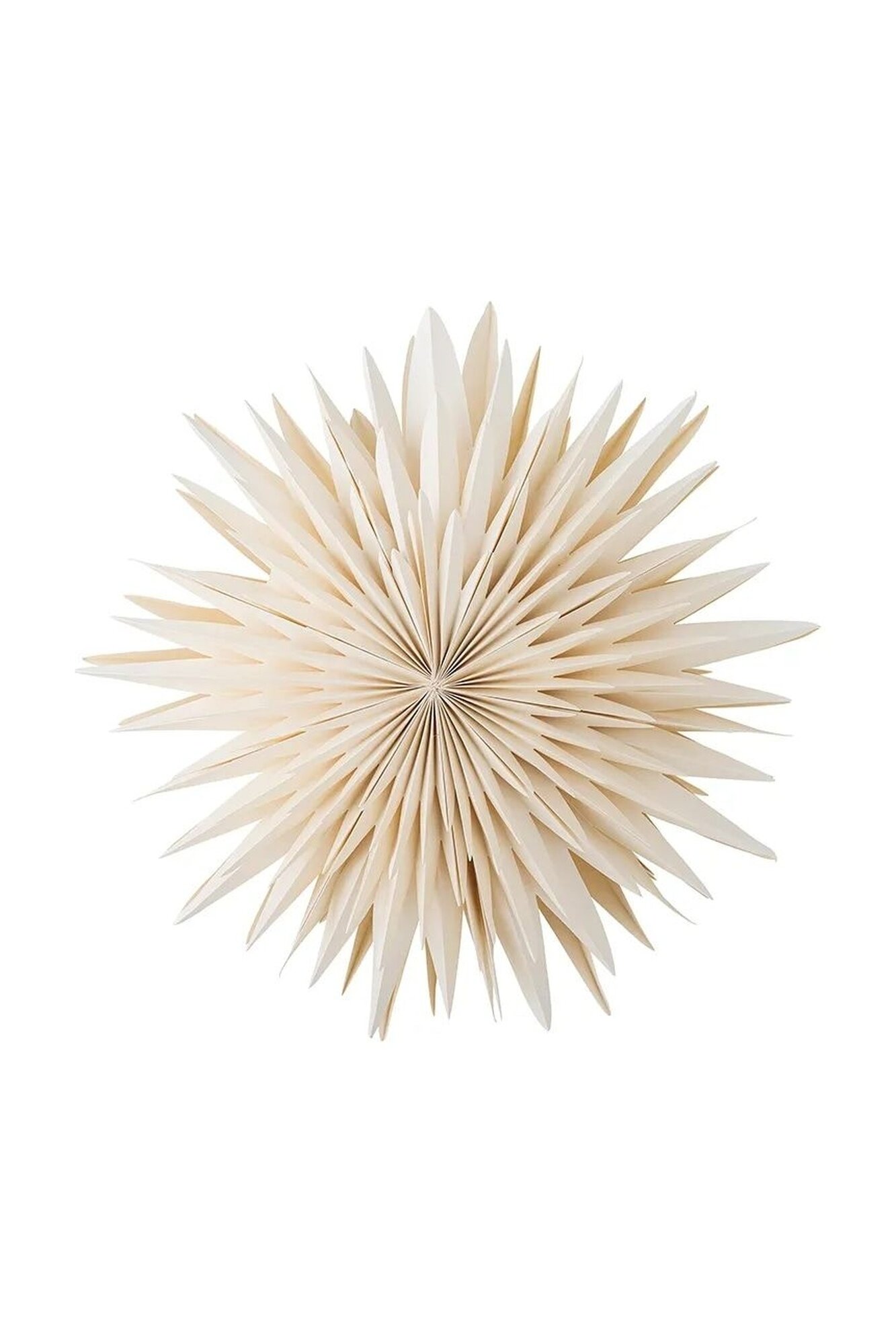 Светодиодное новогодняя елочная звезда Bloomingville из бумаги, цвет бежевый, 50 x 15 см, 82068561