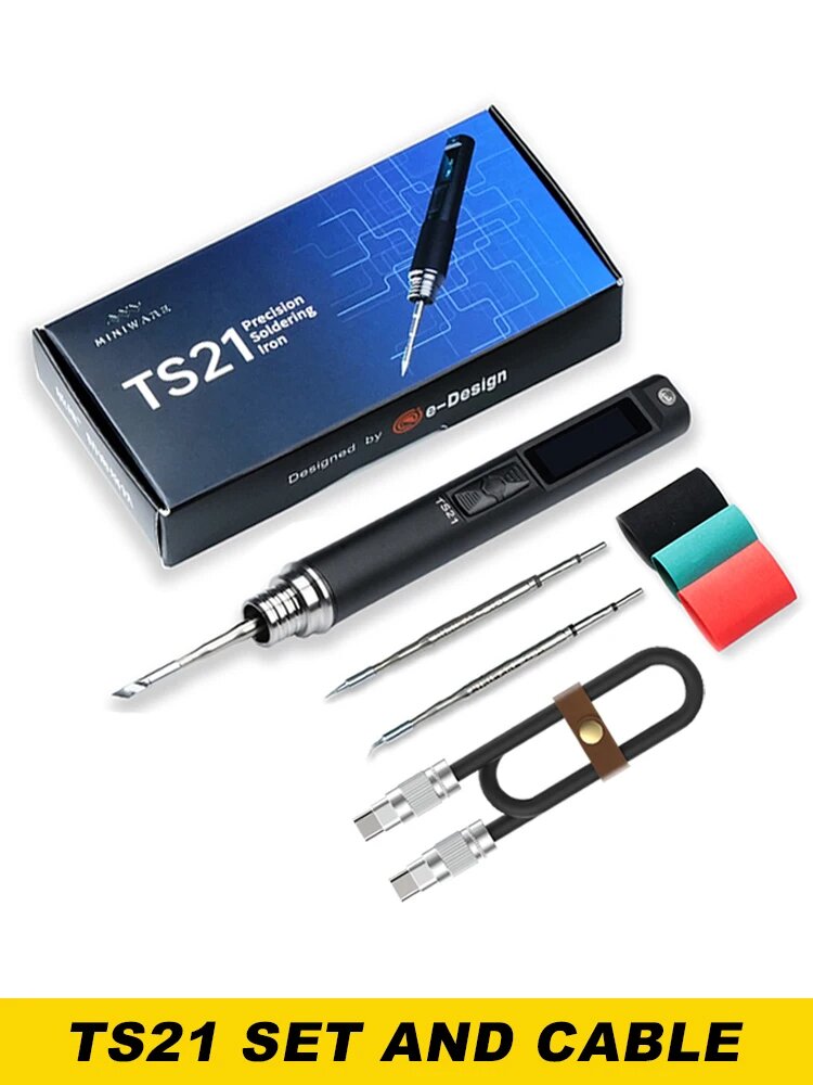 FNIRSI MINIWARE Кабель питания для паяльника TS100 TS21 SET and cable