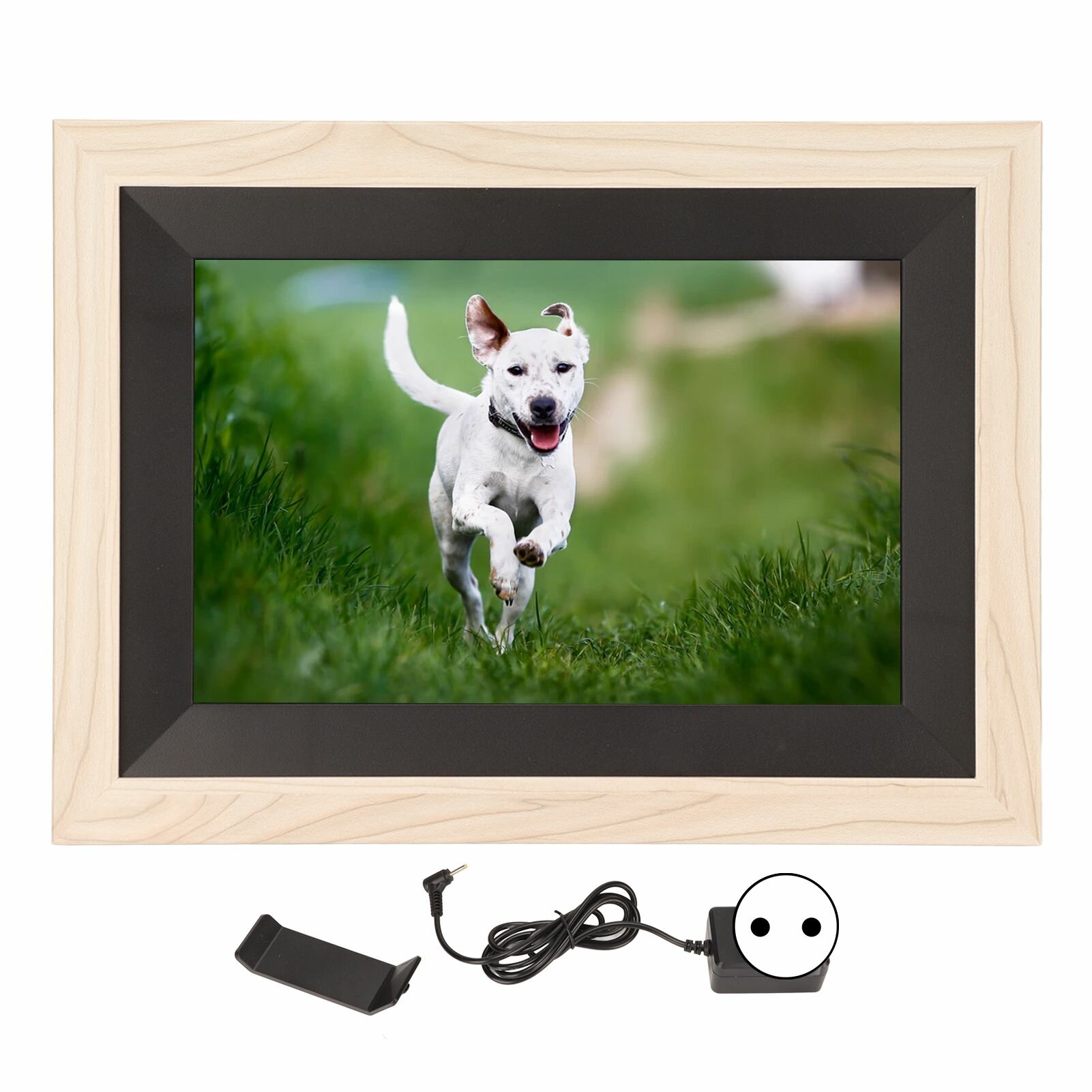 10.1-дюйм фоторамка сенсорная 1280x800 WiFi дерево EU