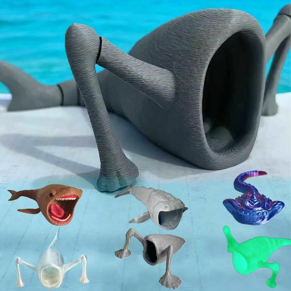 Монстры Тревора Хендерсона, подвижная коллекционная игрушка Sea Eater, Фигурка Пожиратель морей