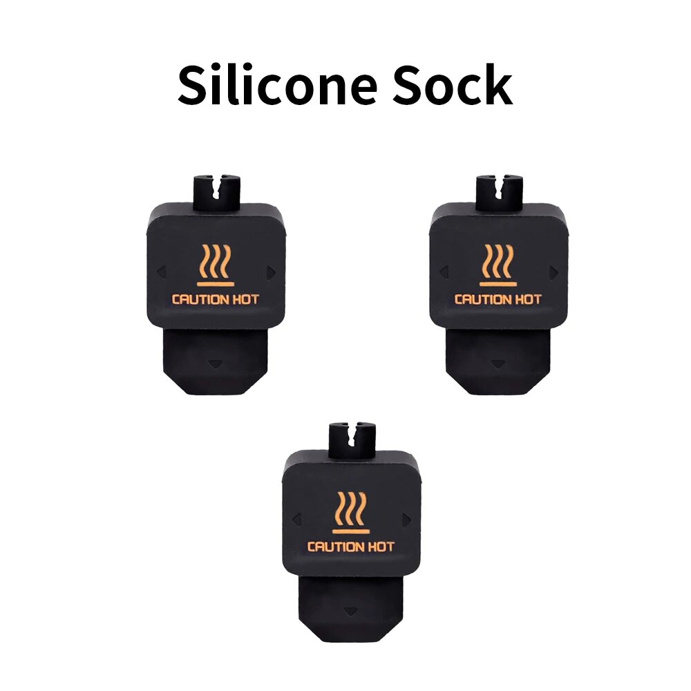 Оригинальный горячий конец для Bambu Lab H2D H2S H2C X2D из For H2D H2S H2C, 3PCS Silicone Socks