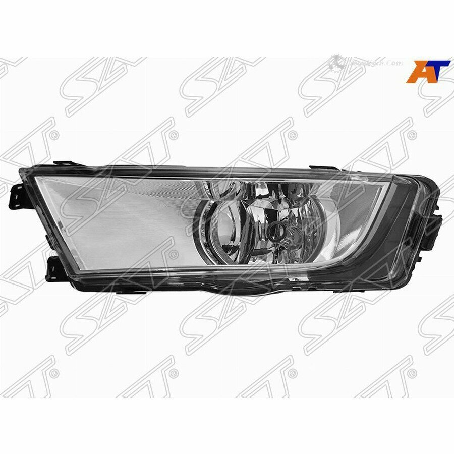 Фара птф левая Skoda Octavia хром SAT ST6652013LUE1