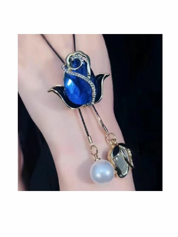 Колье, искусственный камень