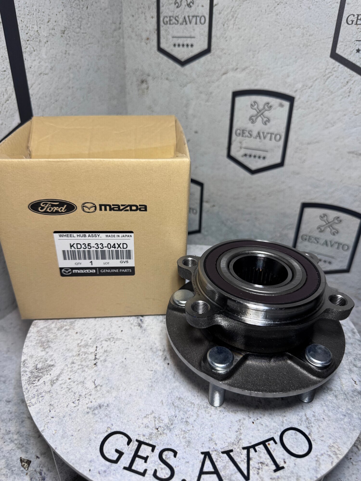 MAZDA KD353304XD ступица переднего колеса С подшипником M6'2012/19, M3'2013/6, CX-5'2011/18