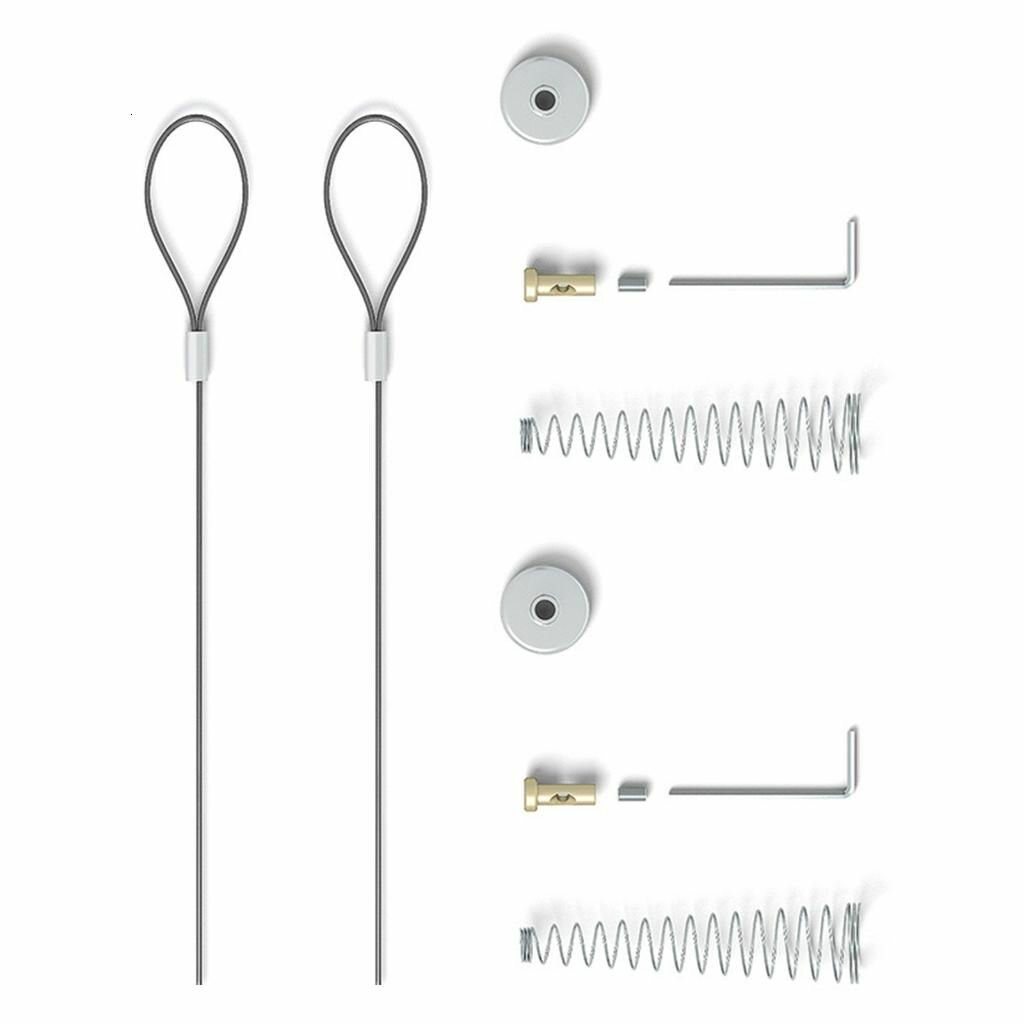 Задвижка с тросом и пружинами