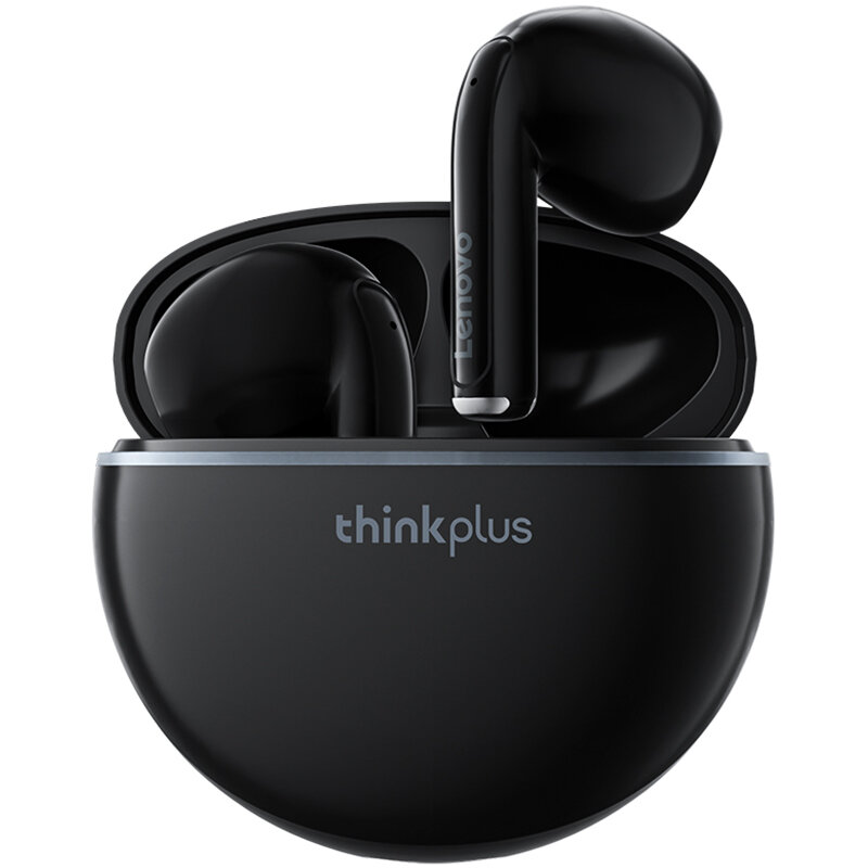 Беспроводные наушники Lenovo 5853056, черные, высокая качество звука, до 20 часов работы