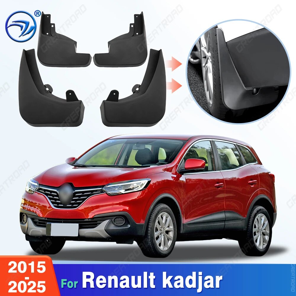 Для Renault kadjar 2015-2025 2019 2020 2021 2022 2023 2024 брызговики на крыло брызговики брызговики автомобильные аксессуары