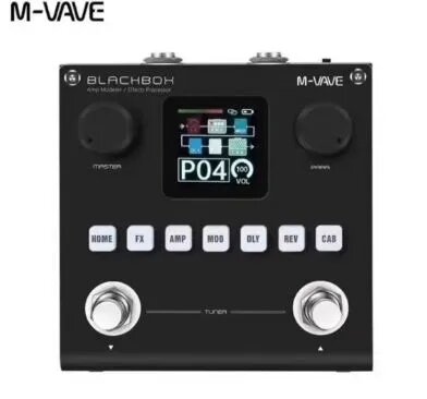 M-VAVE Black box Гитарный / басовый усилитель Modeler с мультиэффектным процессором, перезаряжаемый для бас-гитары с электрогитарой