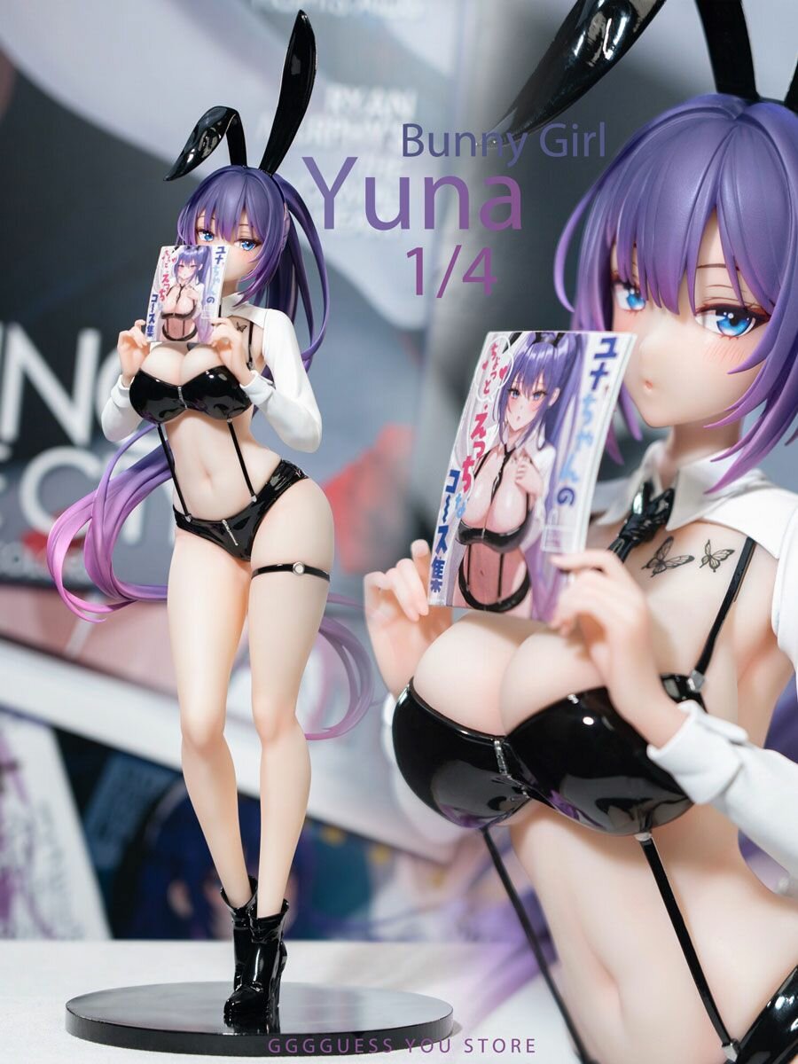 Фигурка Original Yuna, аниме, коллекционная, 25.5 см, 1/4 Bunny Girl