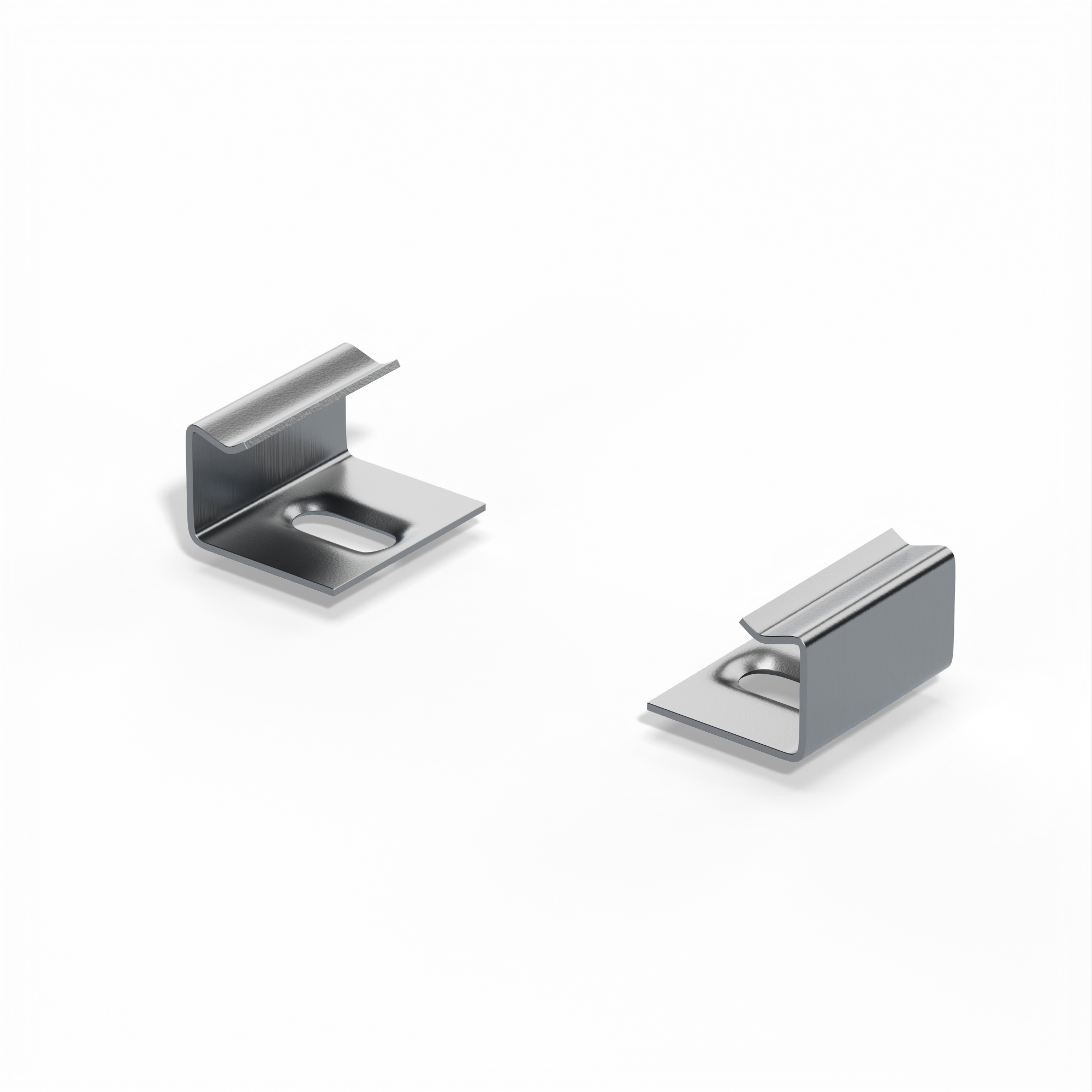 Кляймер стартовый UnoDeck, высота 8мм, нержавеющая сталь, для террасной системы