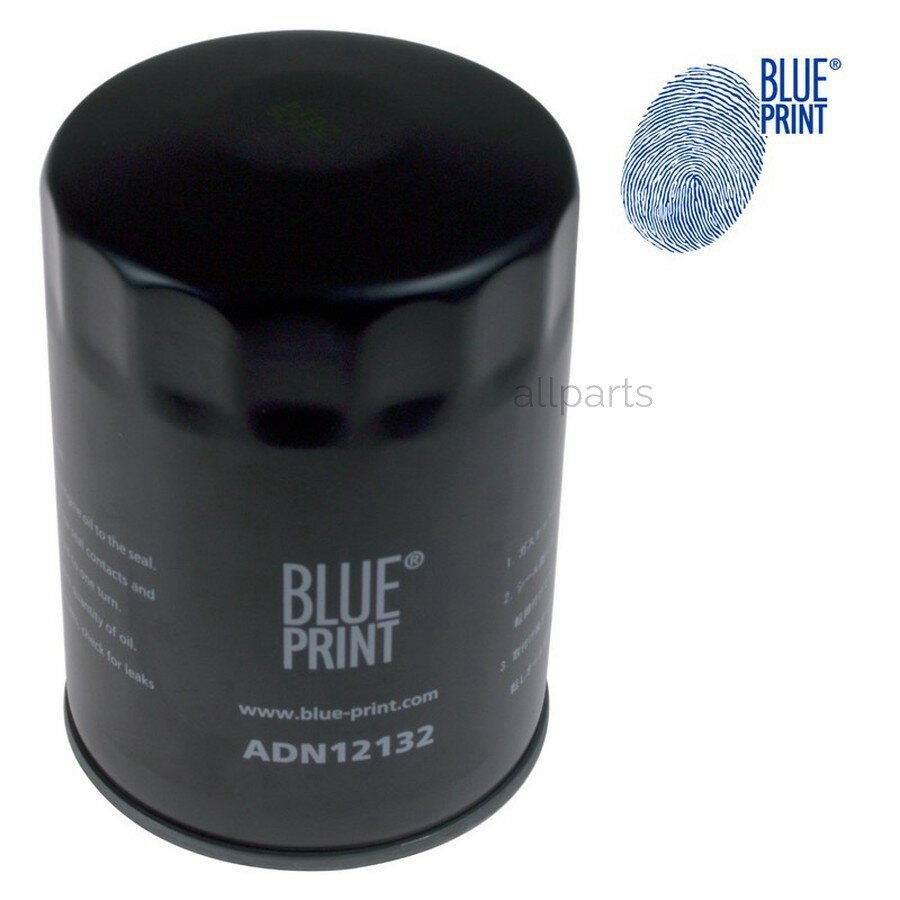 BLUE-PRINT ADN12132 Фильтр масляный FORD: MAVERICK 2.7 TD 93-98 \ LTI: TX 2.7 TD 97-\ NISSAN: 280 ZX, ZXT 2.8 78-84, BLUEBIRD 2.0 D 80-83, BLUEBIRD 1.6, 1.8 71-80