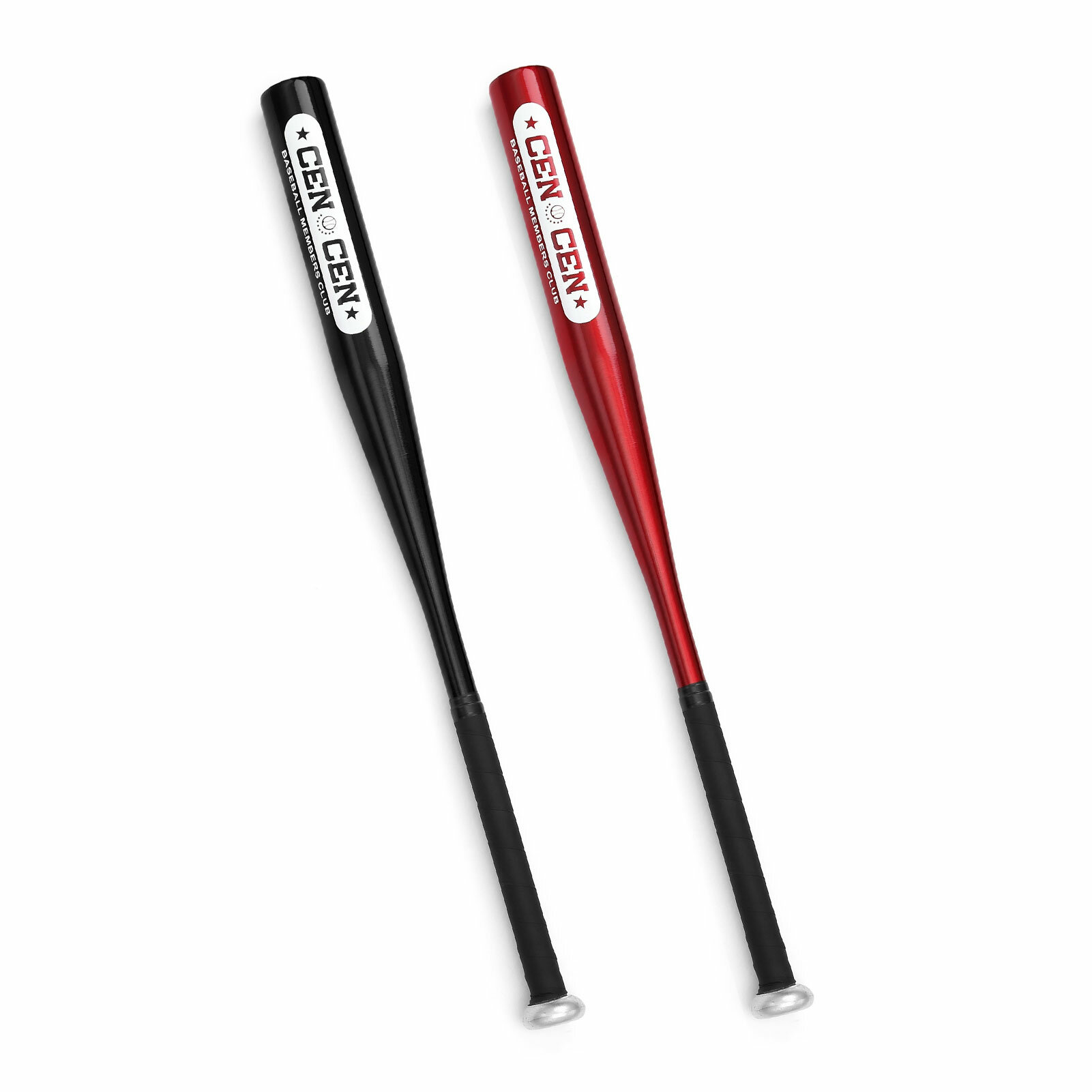 Бита для бейсбола из алюминиевого сплава для соревнований, защиты дома, тренировок, красный/черный, 32 дюйма, 2 штуки