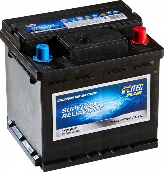 Hitec 55066MF 50Ah 410A ОП 175x207x190