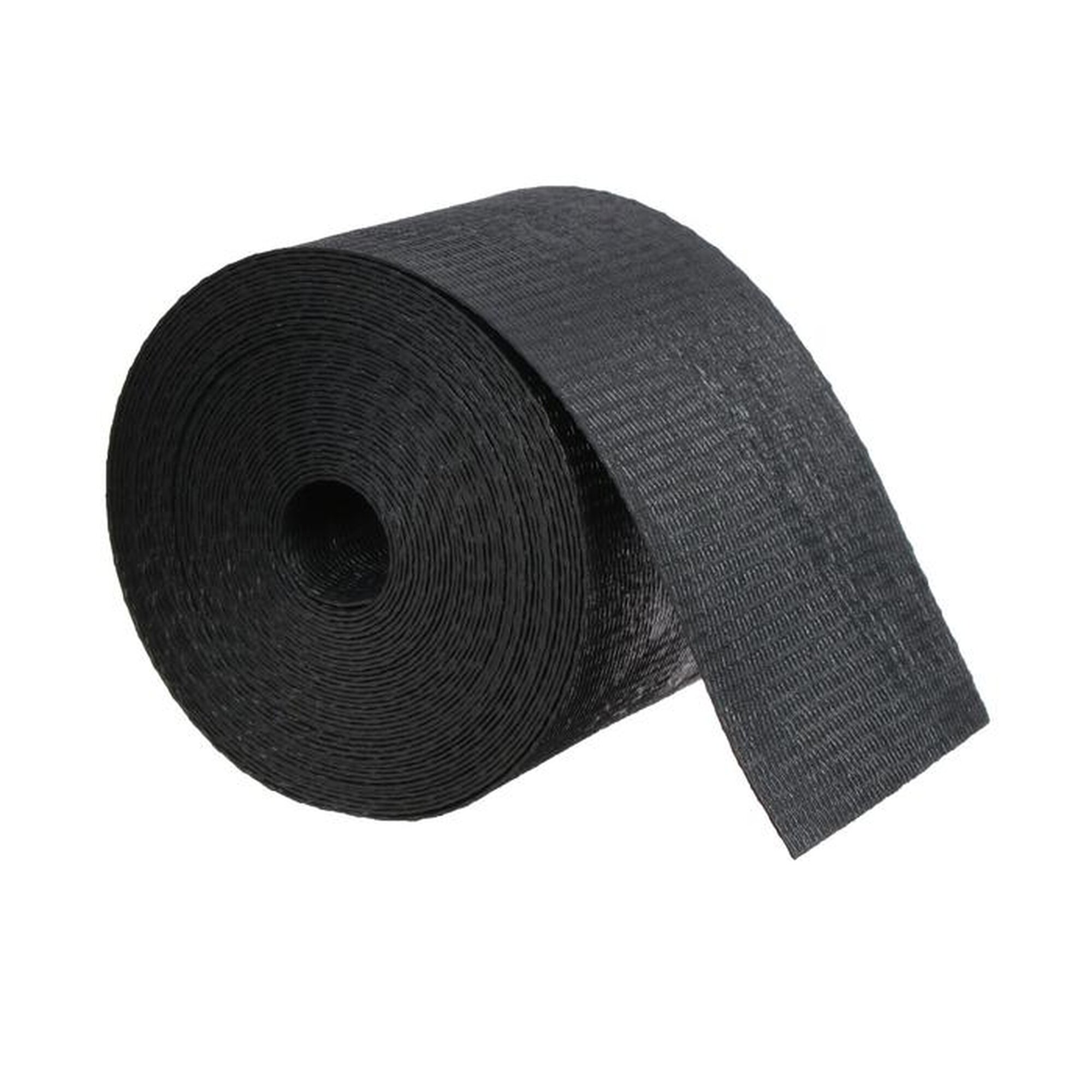 Лента бордюрная, 10 см × 10 м, толщина 1,2 мм, пластиковая, чёрная, Greengo