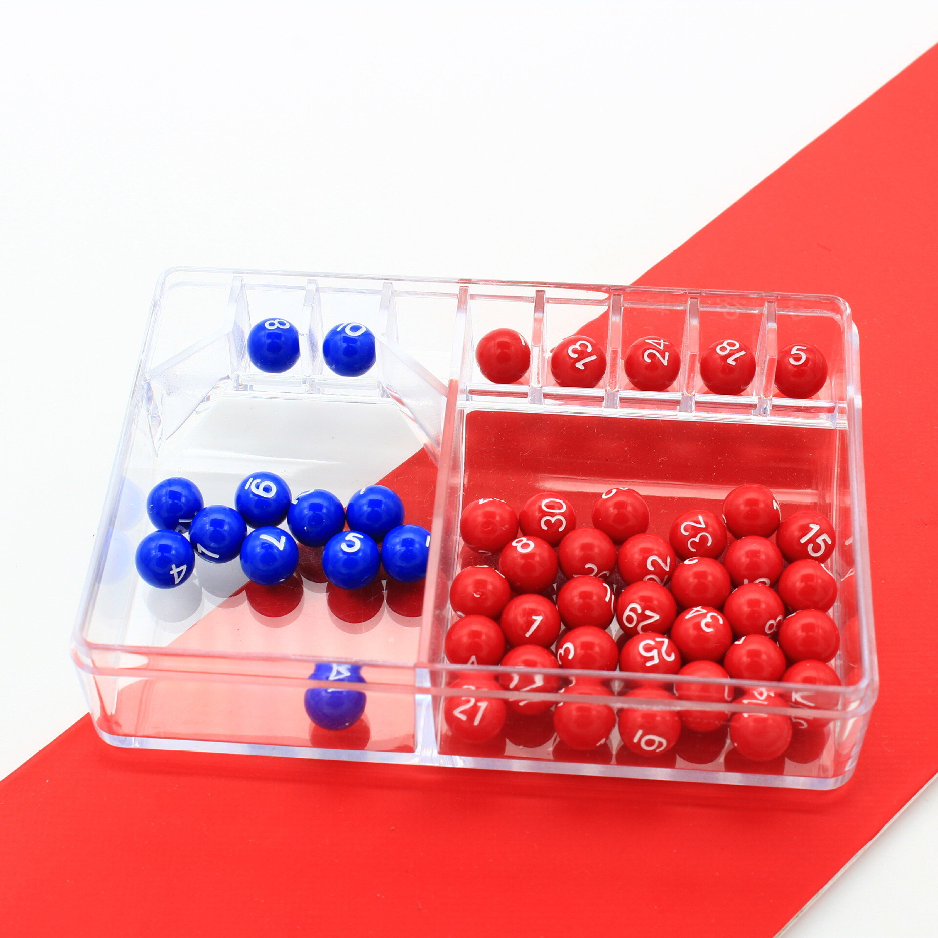 Благополучие лотерея двухцветный шар лото ручной выбор номера аналоговая лотерейная машина блокирует мяч номер слайда