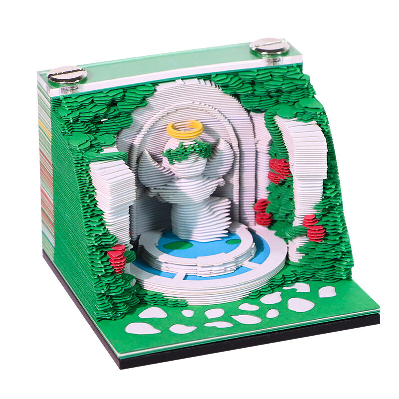 Культурные и творческие подарки из Луояна, провинция Хэнань, индивидуальные сувениры для туристов, настольные украшения из бумаги, 3D трехмерные блокноты