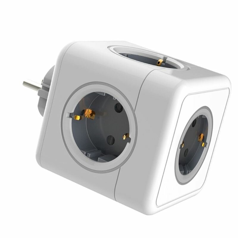 Настенная розетка европейского стандарта типа 86-встроенная серая