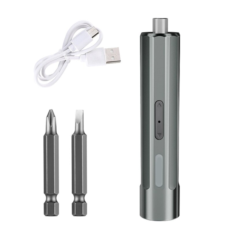 Электрическая Аккумуляторная Отвертка, Отвертка 3,7 В, Перезаряжаемые Устройства Аккумуляторная Отвертка с Регулируемым Крутящим моментом 3 Нм для Ежедневного использования