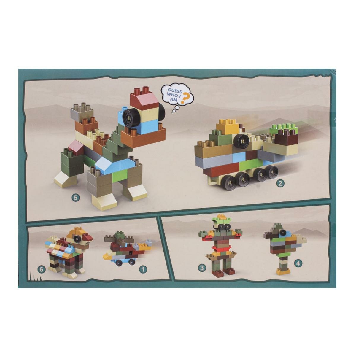 Блочный конструктор 68 эл, яркие детали, развивает моторику и фантазию