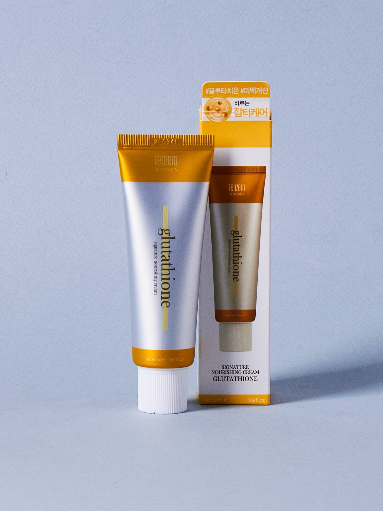 TENZERO Крем для лица, шеи и зоны декольте с глутатионом 50 мл Signature Nourishing Cream Glutathione