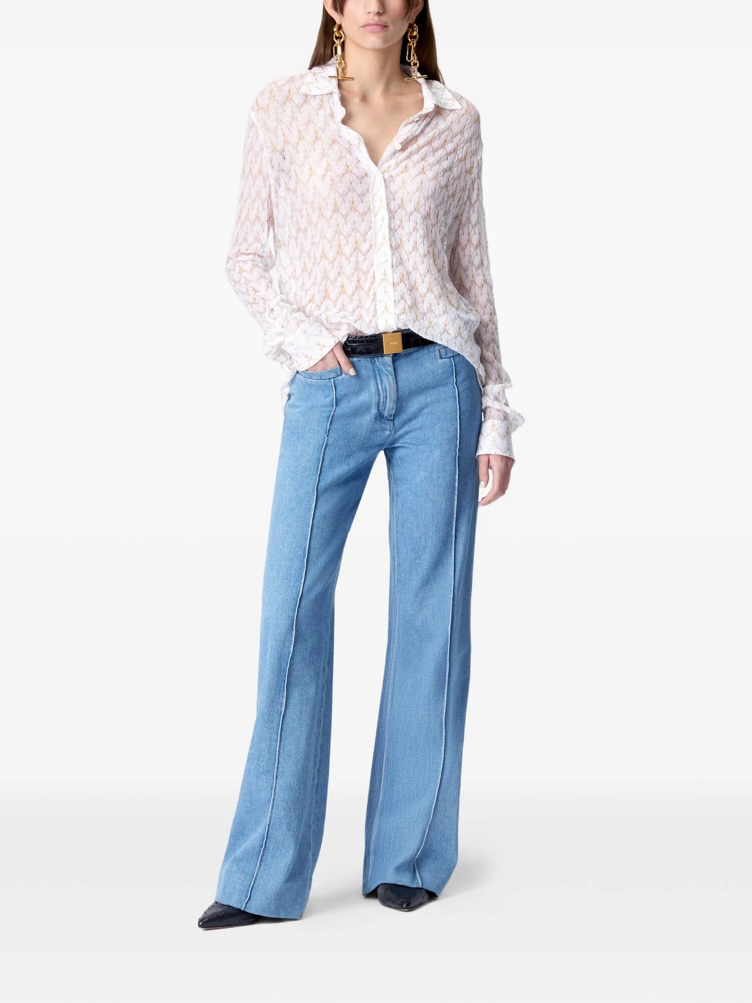 Рубашка Missoni, размер 44, white — фото 1
