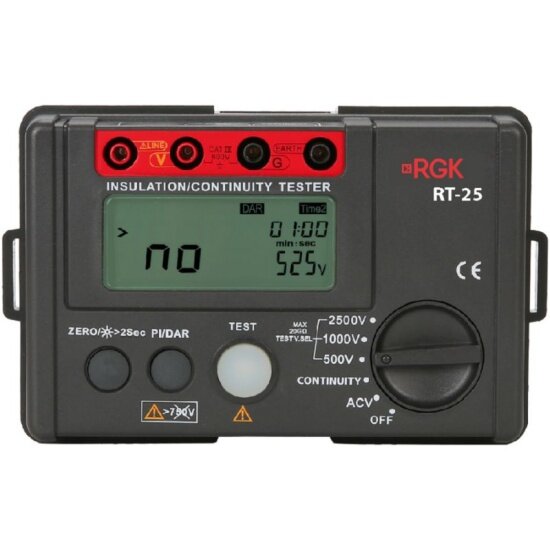 Мегаомметр Rgk RT-25 с поверкой