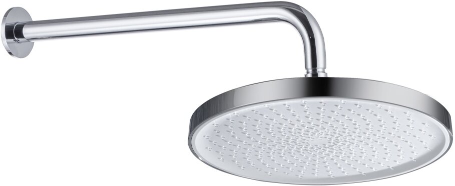 Верхний душ Aquatek AQ2080CR хромированный, регулируемый, круглый, латунь