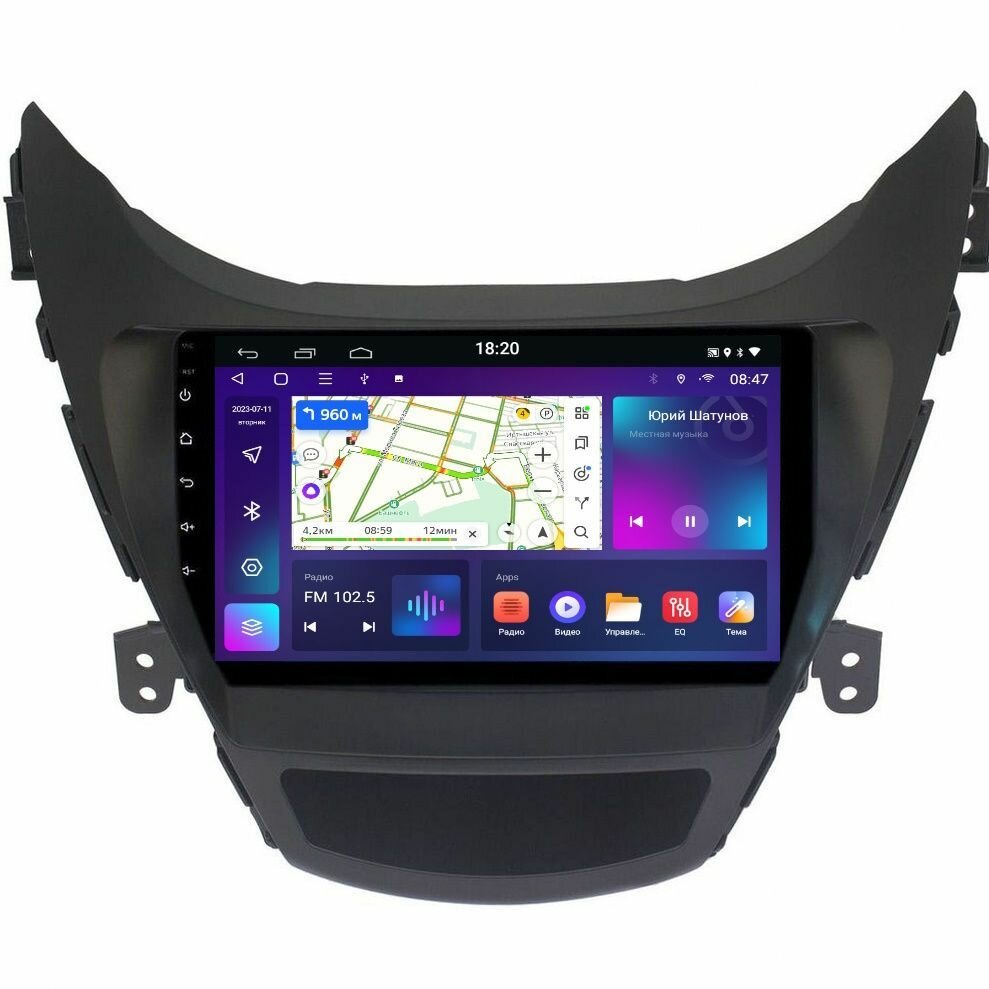 Магнитола Epic T7 Hyundai Elantra 5 (MD) 2011-2014 - Android 12 - Память 2+32Gb - IPS экран