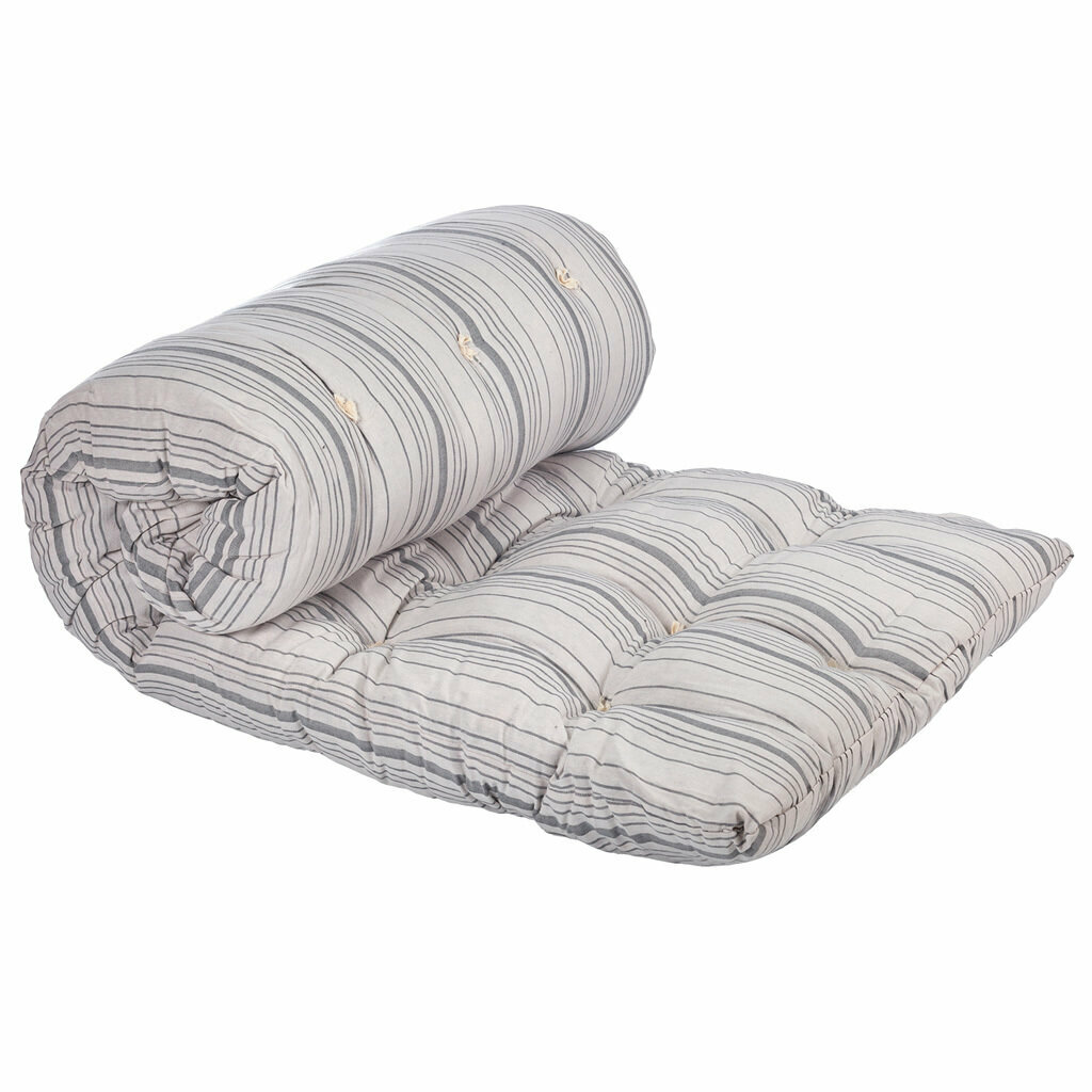 Матрас ватный тик с бортом 100 х 200 - ВАЛ - Вата "Люкс" 100% Хлопок (Пластовая)