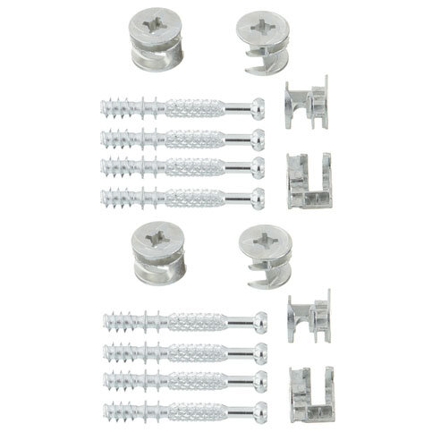 Набор для стяжки фасада для ДСП 16 мм (8 комплектов)