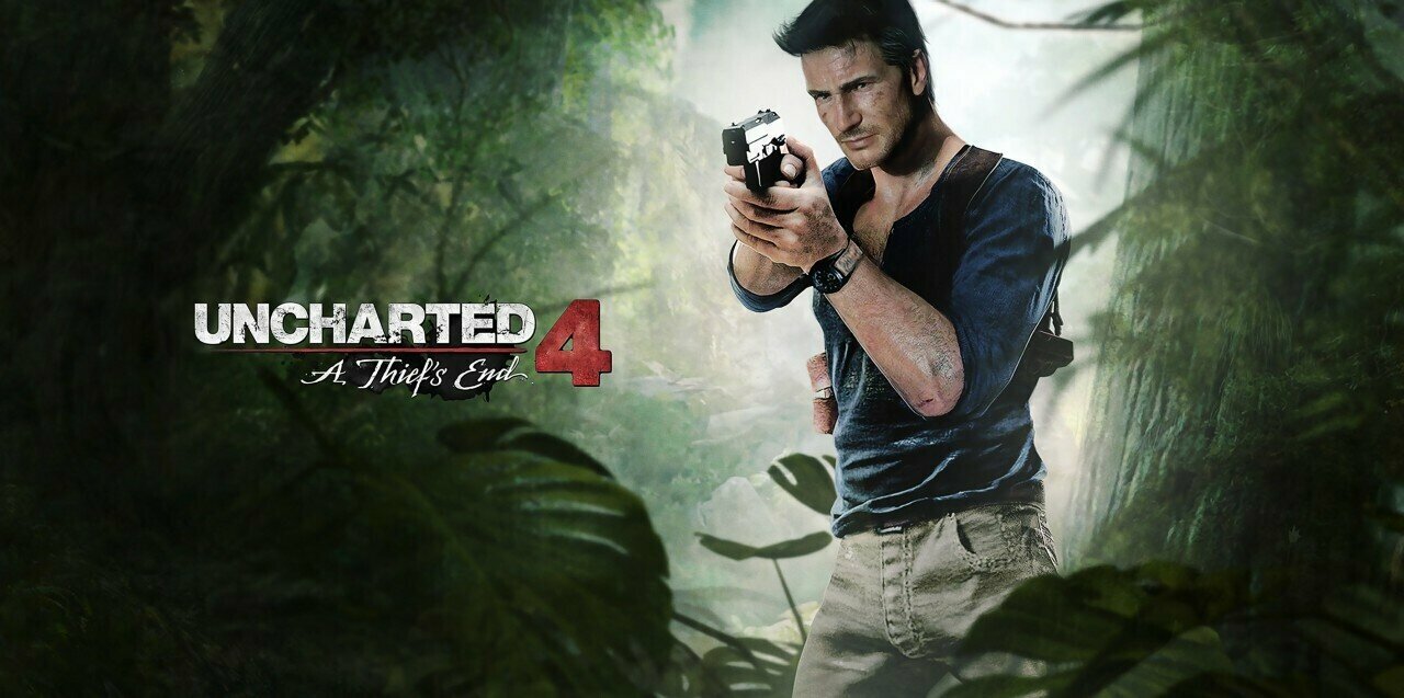 Плакат, постер Uncharted, Анчартед на холсте, размер 60х84см