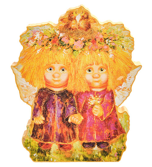 Панно из дерева Ангелы семейного счастья ANG-1608 113-505642