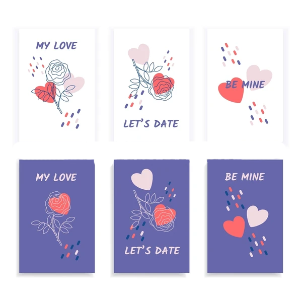 Наклейки стикеры Открытки о любви