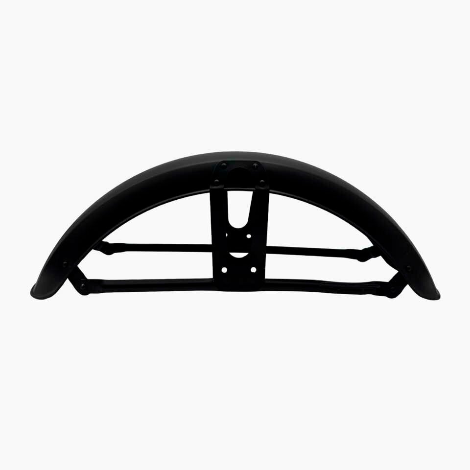 Крыло переднее на мопед Альфа, Дельта, Zodiak, ОВ-70 (черное, матовое)